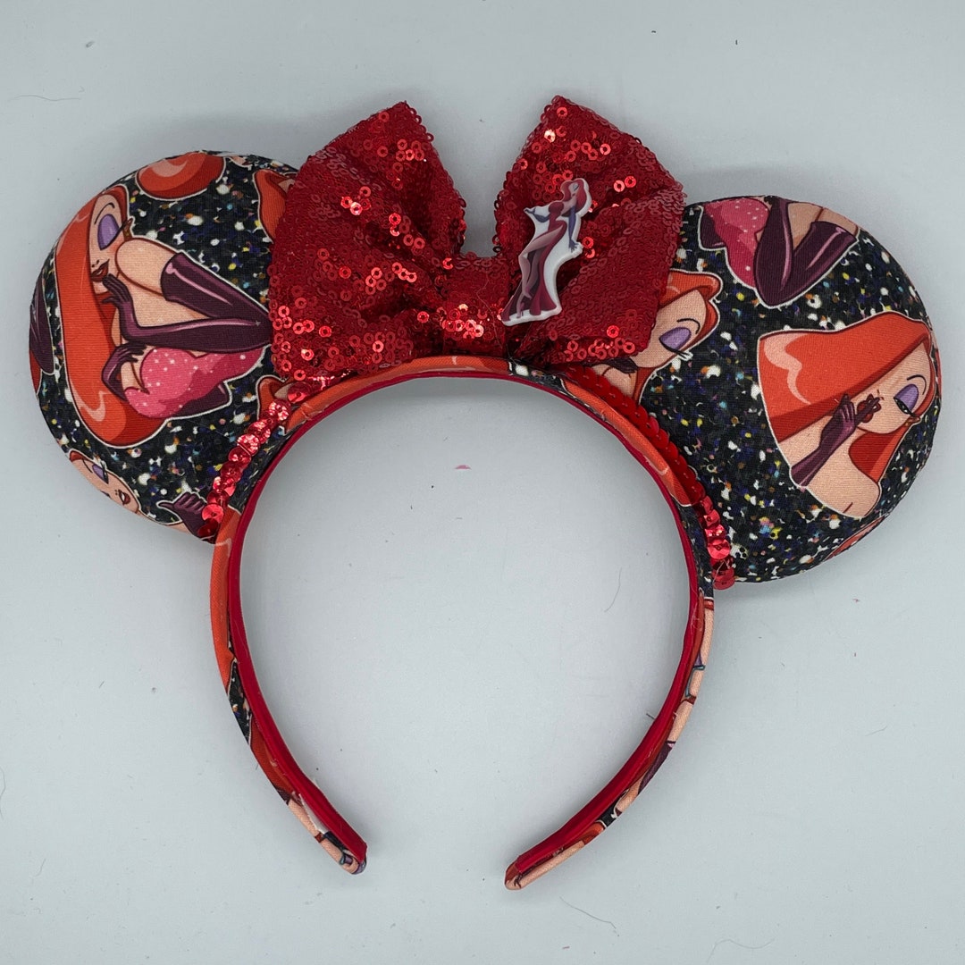 Jessica Rabbit Ears Jessica Minnie Benny Toontown - Etsy