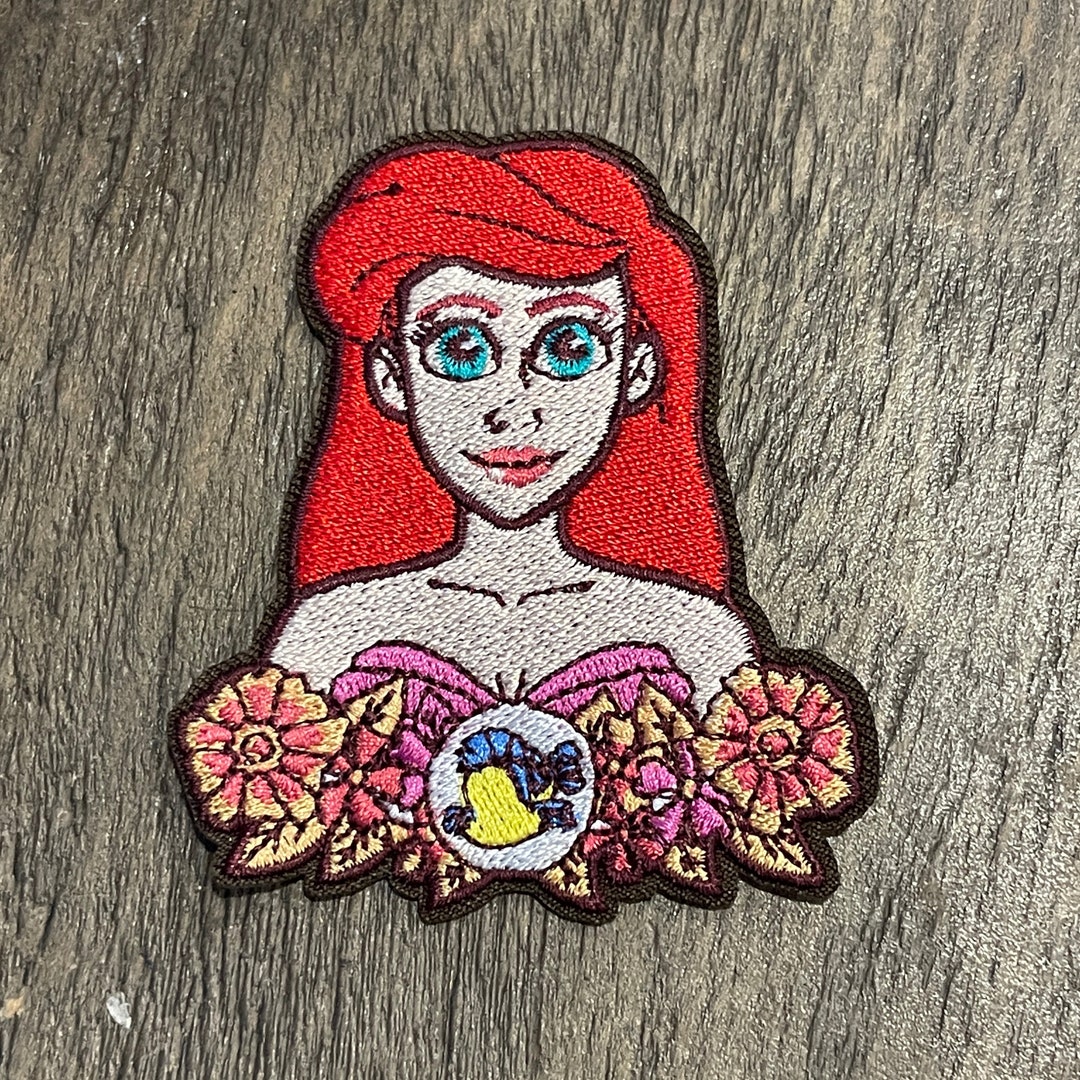 Ariel Iron-on Patch -pixar, Disney Princess, Jacket, Backpack, Hat 2026 ...