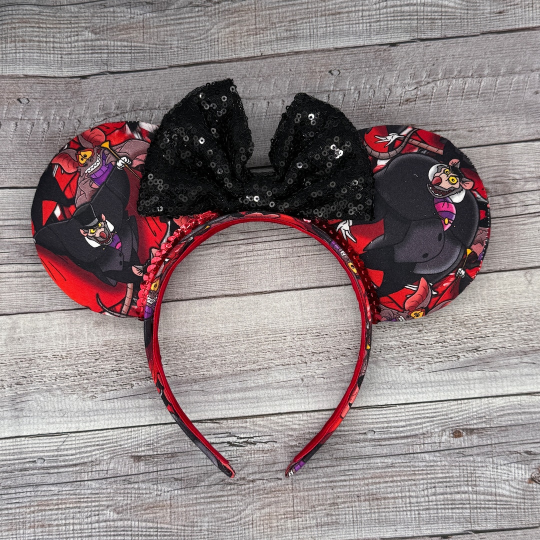 Professor Ratigan Mouse Ears - Basil, Olivia, Toby, Sherlock, Ratigan ...