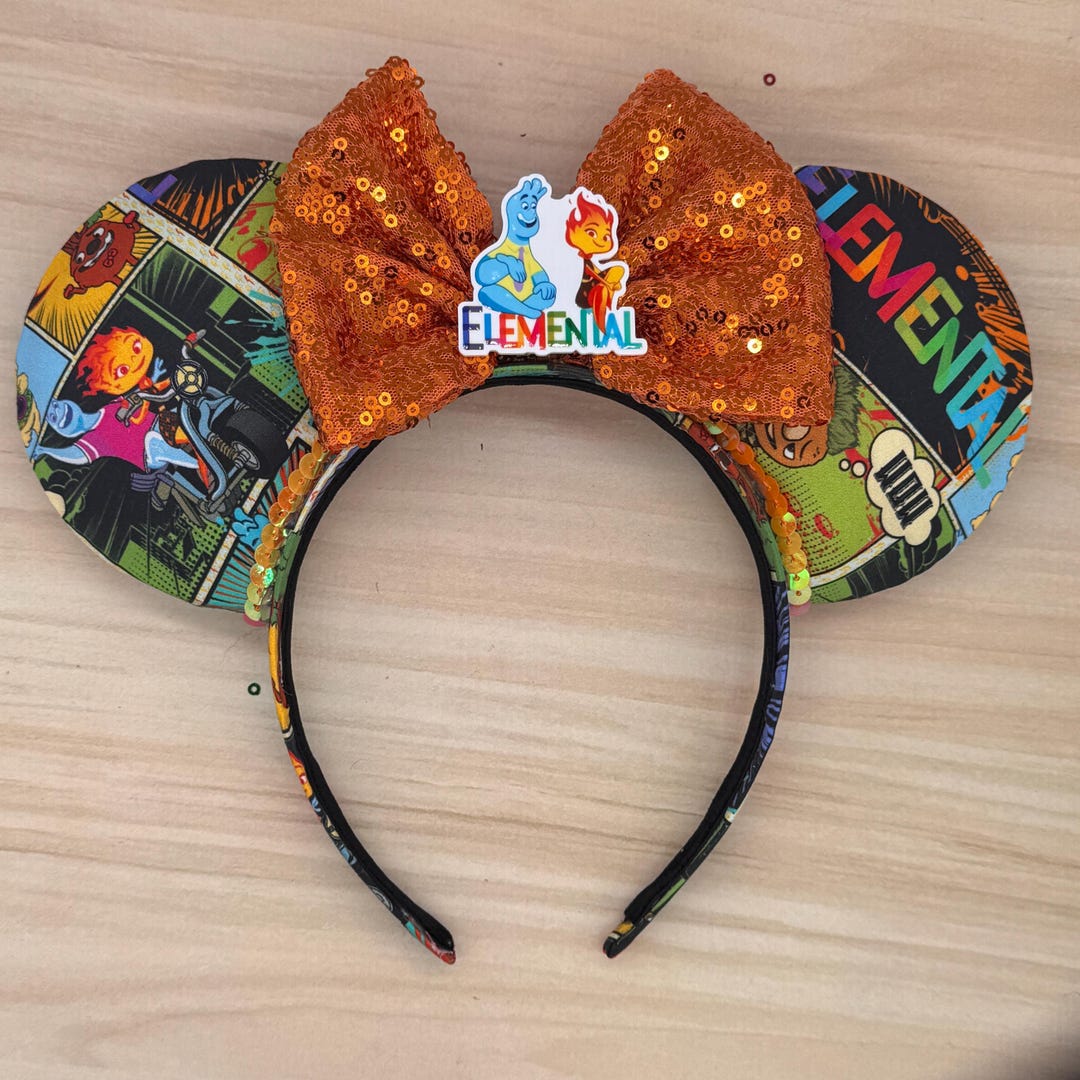 Elemental Mouse Ears - Wade, Ember, Fire, Water, Element, Pixar, Magic ...