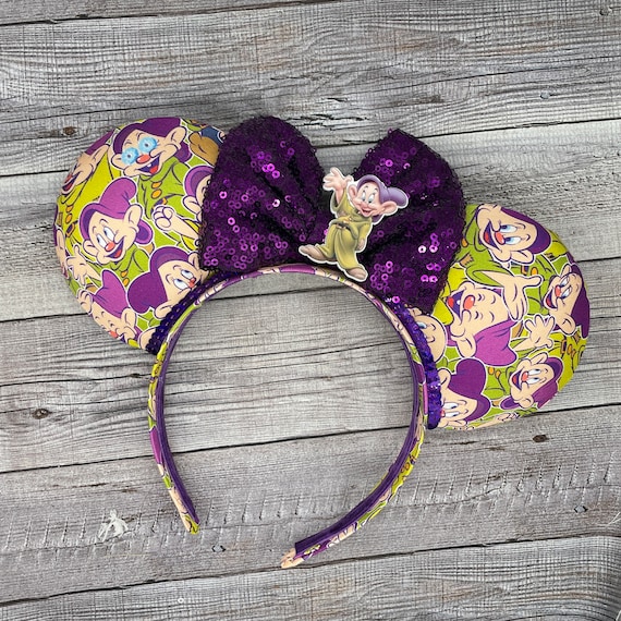 Dopey Mouse Ears Princess Dopey Grumpy Disneyland Magic - Etsy