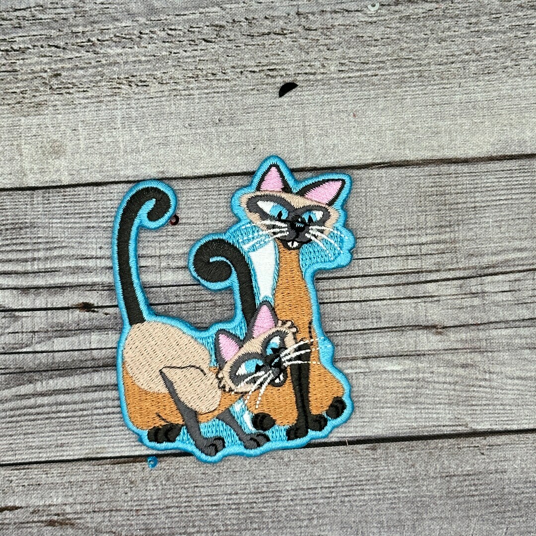 Si & Am Iron on Patch - Cats, Lady and the Tramp - Etsy