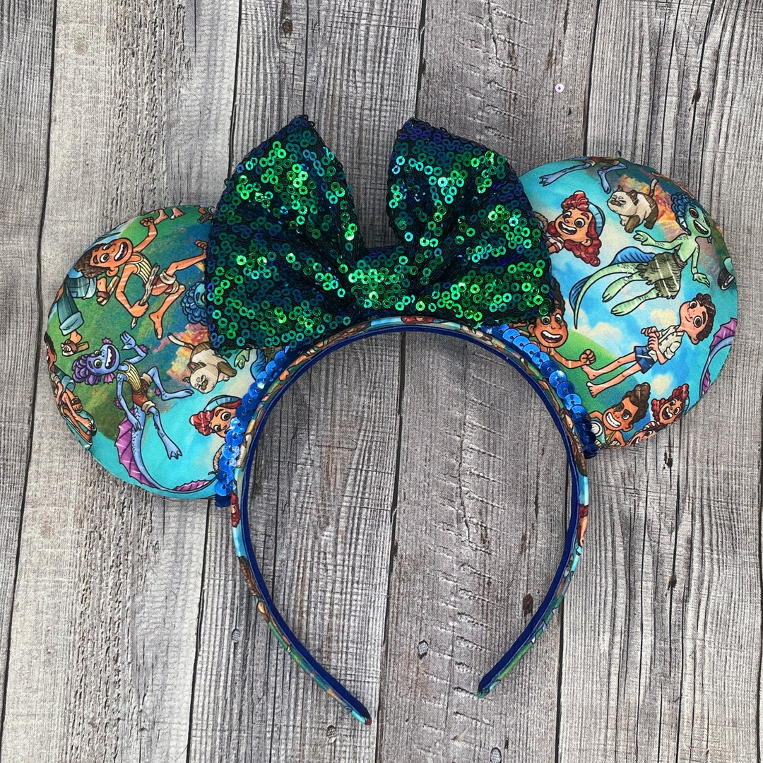 Luca Ears Minnie, Mouse, , Alberto, Julia, Mouse, Italy, Sea Monster - Etsy