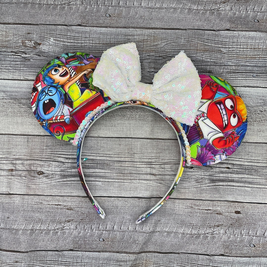 Inside Out Mouse Ears Minnie Sadness Joy Mouse Fear - Etsy