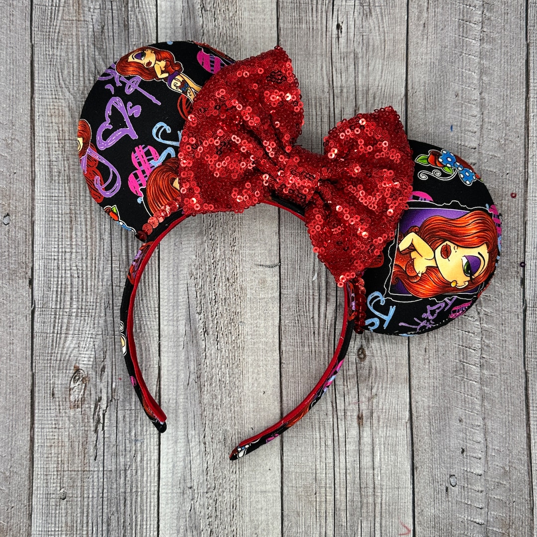 Jessica Rabbit Ears Jessica, Minnie, Benny, Toontown, Mouse, Who Framed ...