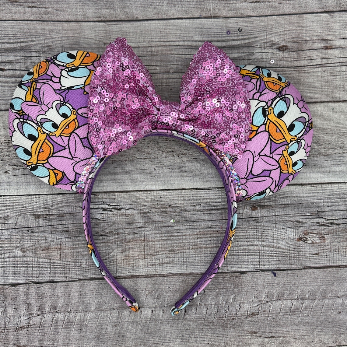 Daisy Duck Face Ears - Candy, Flowers, Spring, Mouse Minnie Mouse,fab 5 ...