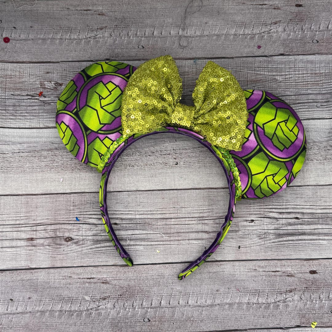 Rts Hulk Mouse Ears Minnie, Mouse, Marvel, California Adventure ...