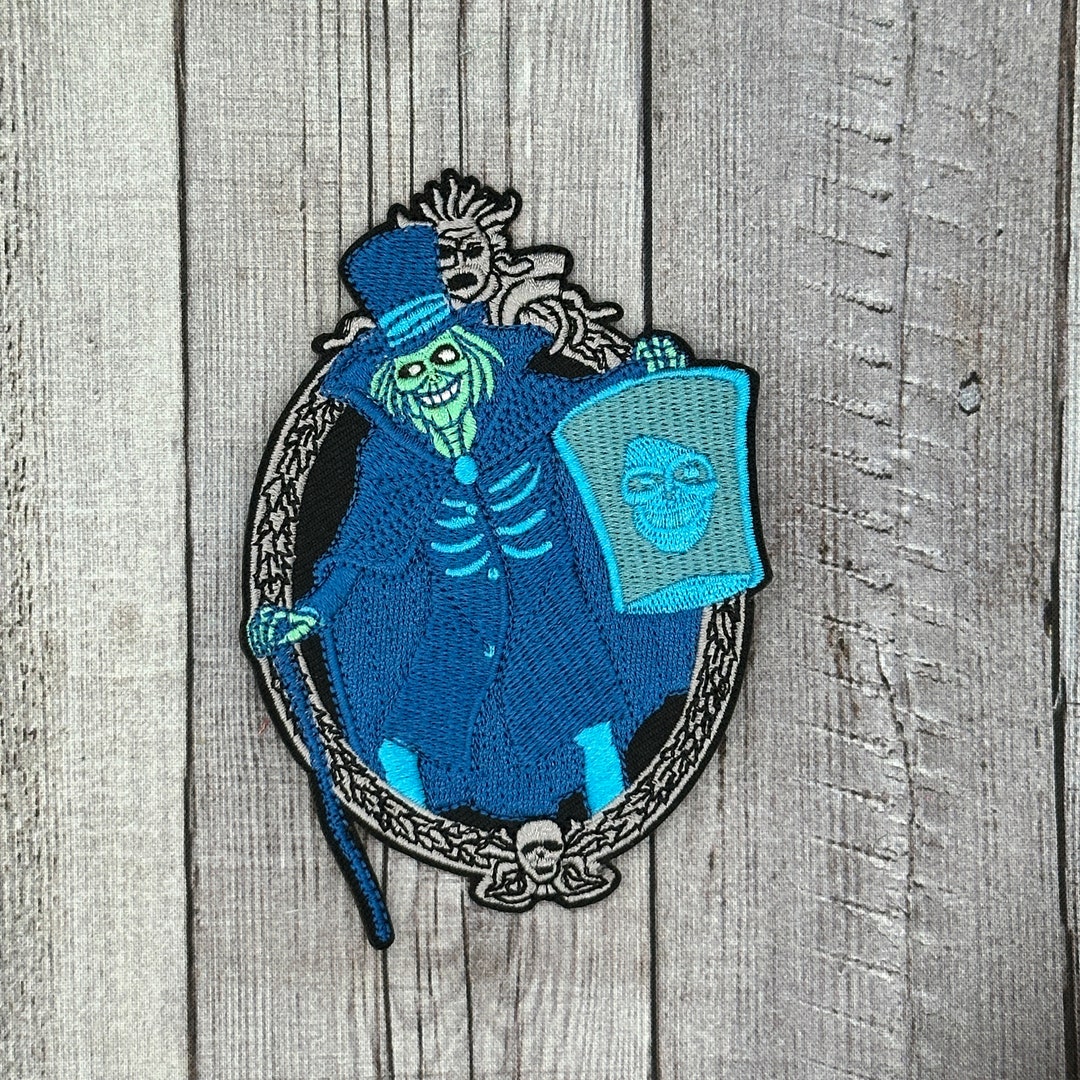 Hat Box Ghost Iron on Patch - Haunted Mansion - Etsy