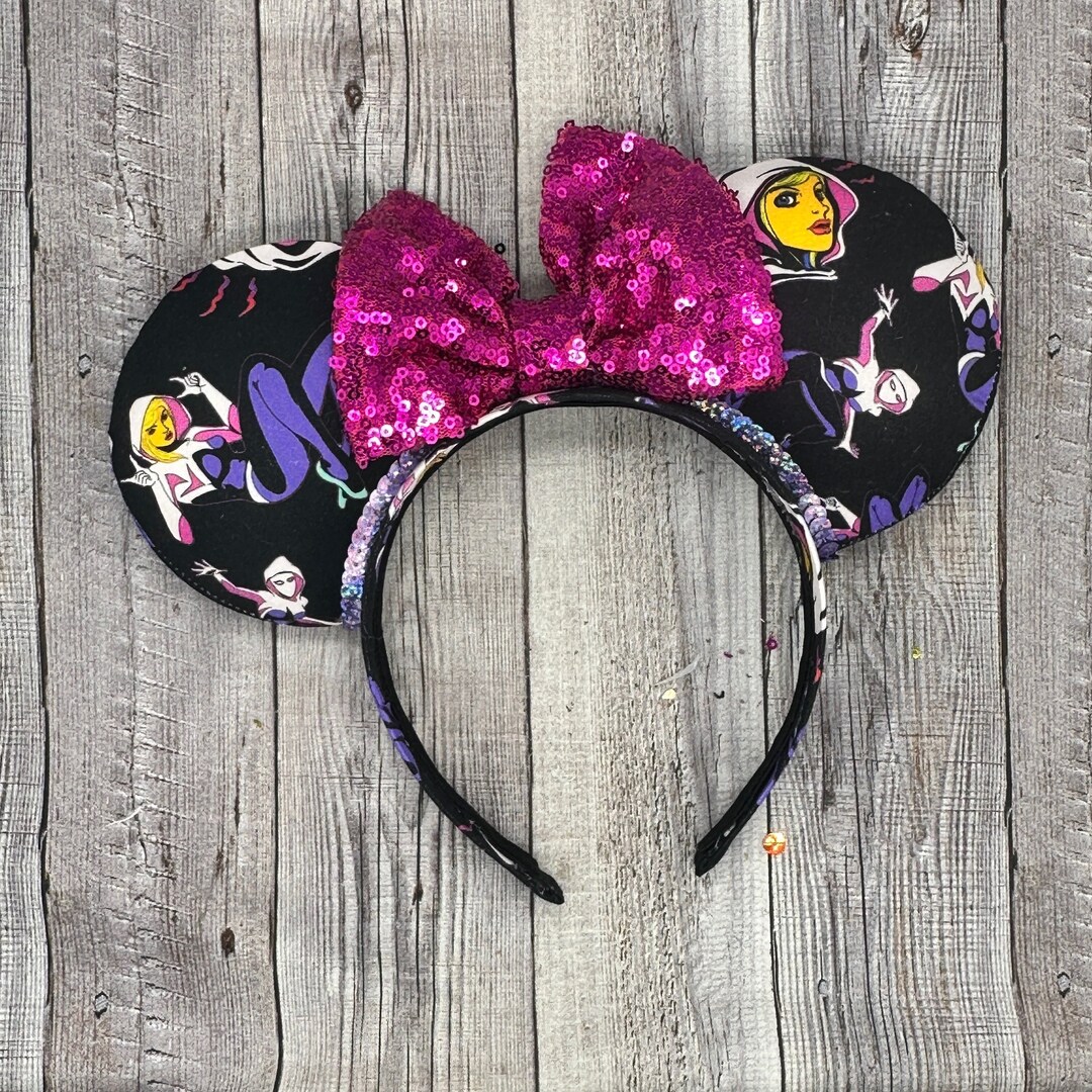 Spider Gwen Mouse Ears - Gwen Ghost Spiderman Minnie Marvel - Etsy