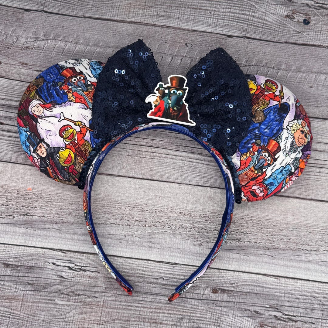 RTS Muppets Christmas Carol Mouse Ears Minnie Mouse, Mouse, Xmas ...