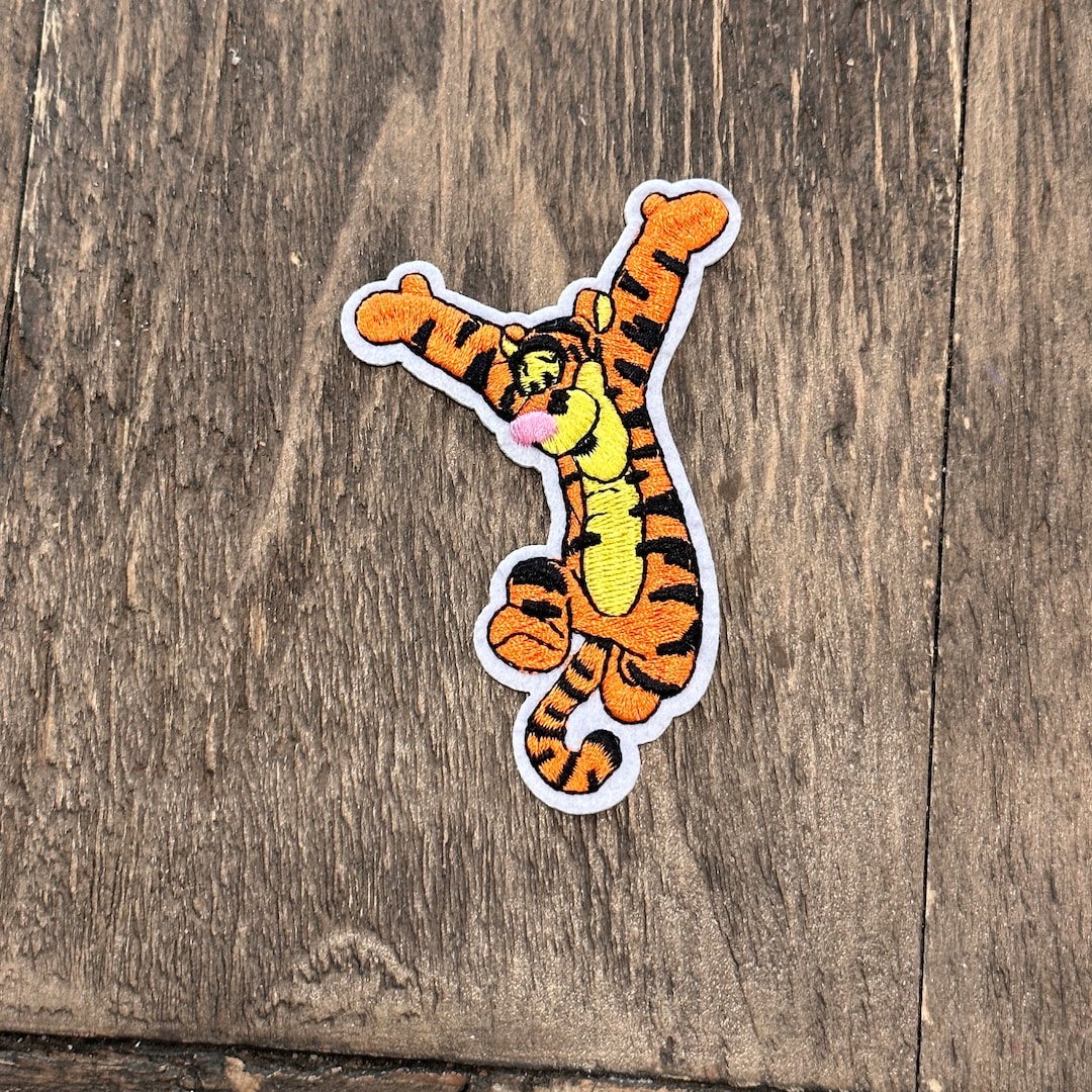 Tigger Iron-on Patch - Winnie the Pooh, Jacket, Backpack, Hat, - Etsy