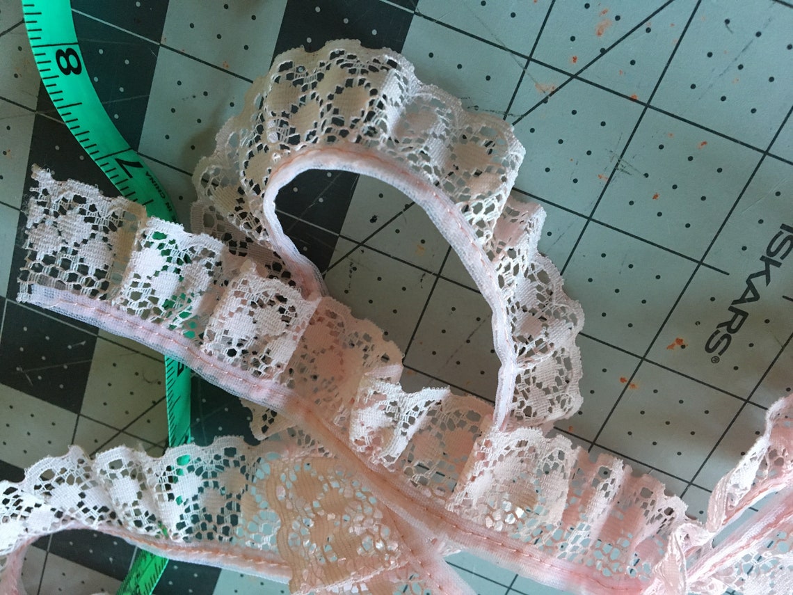 Ruffled Lace 1 in Various Colors. 100% Polyester - Etsy