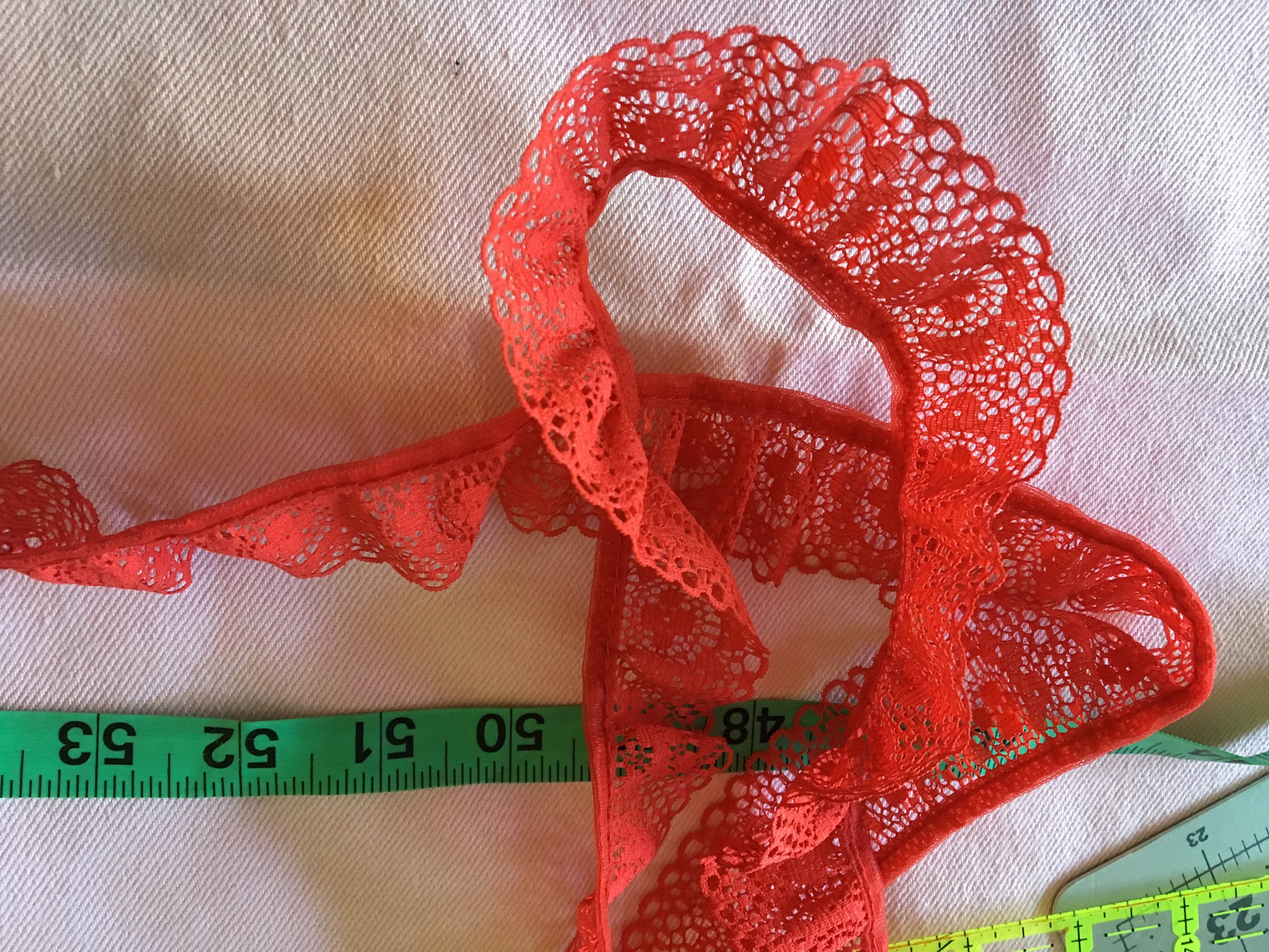 Ruffled Lace 1 in Various Colors. 100% Polyester - Etsy