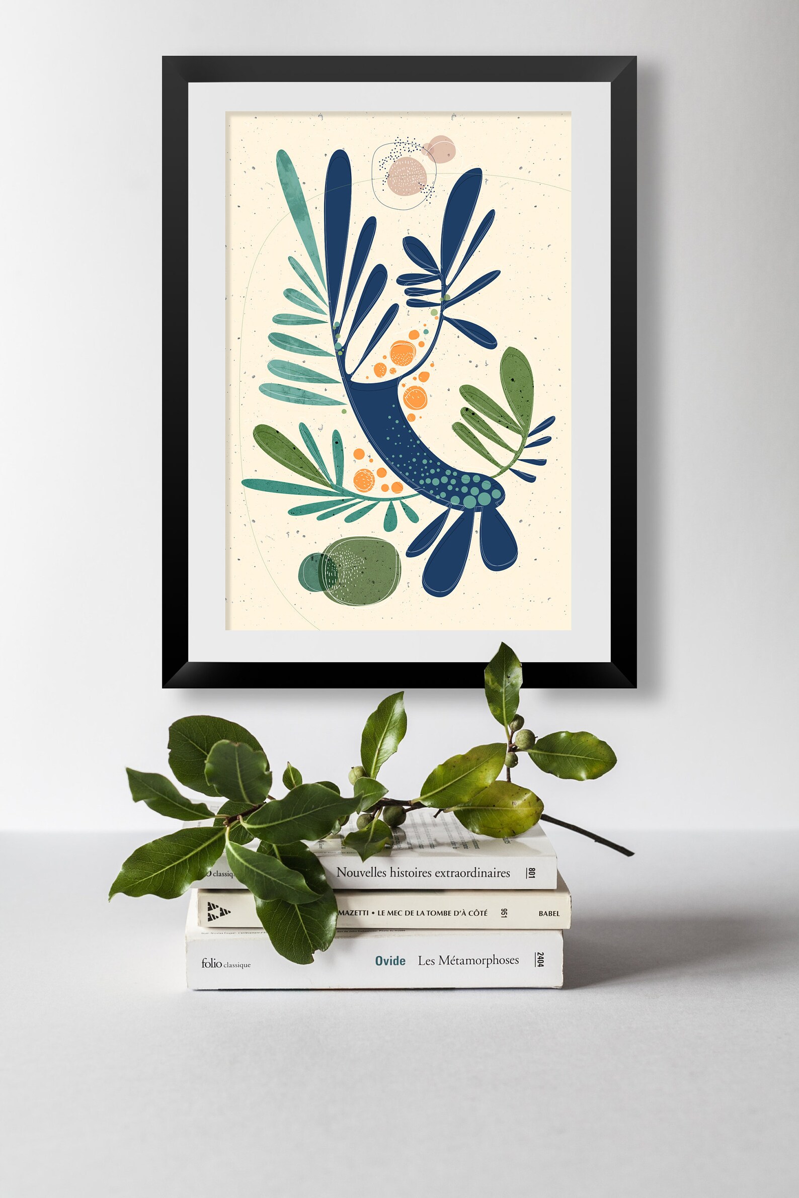 Jardin: Large Format Wall Art Print Modern Abstract Art - Etsy