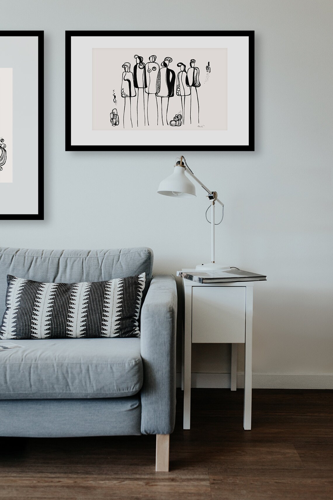 Pod People Abstract Art Print Contemporary Art Body | Etsy