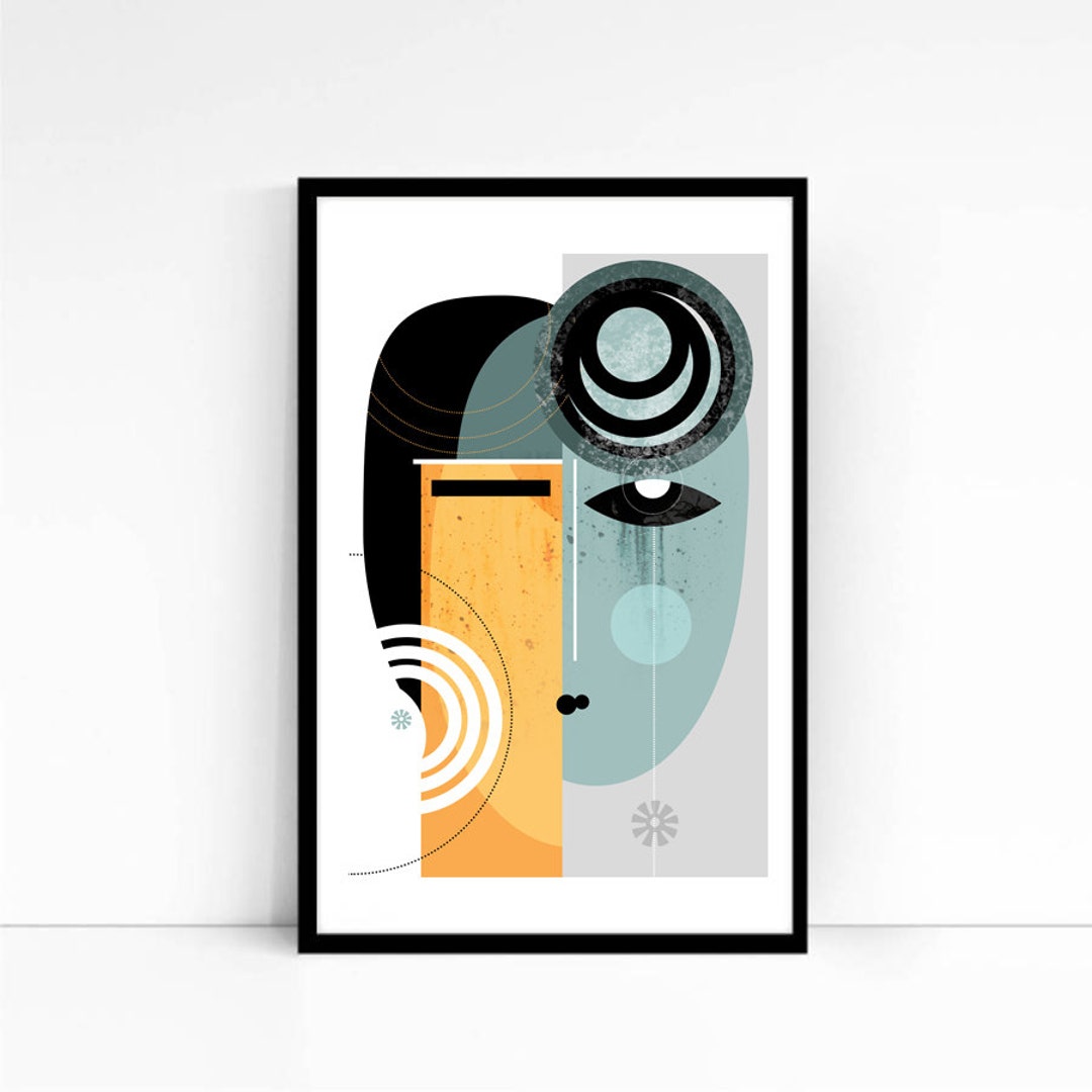 The Betrayal, Modern Art, Abstract Faces, Contemporary Art, Cubist ...