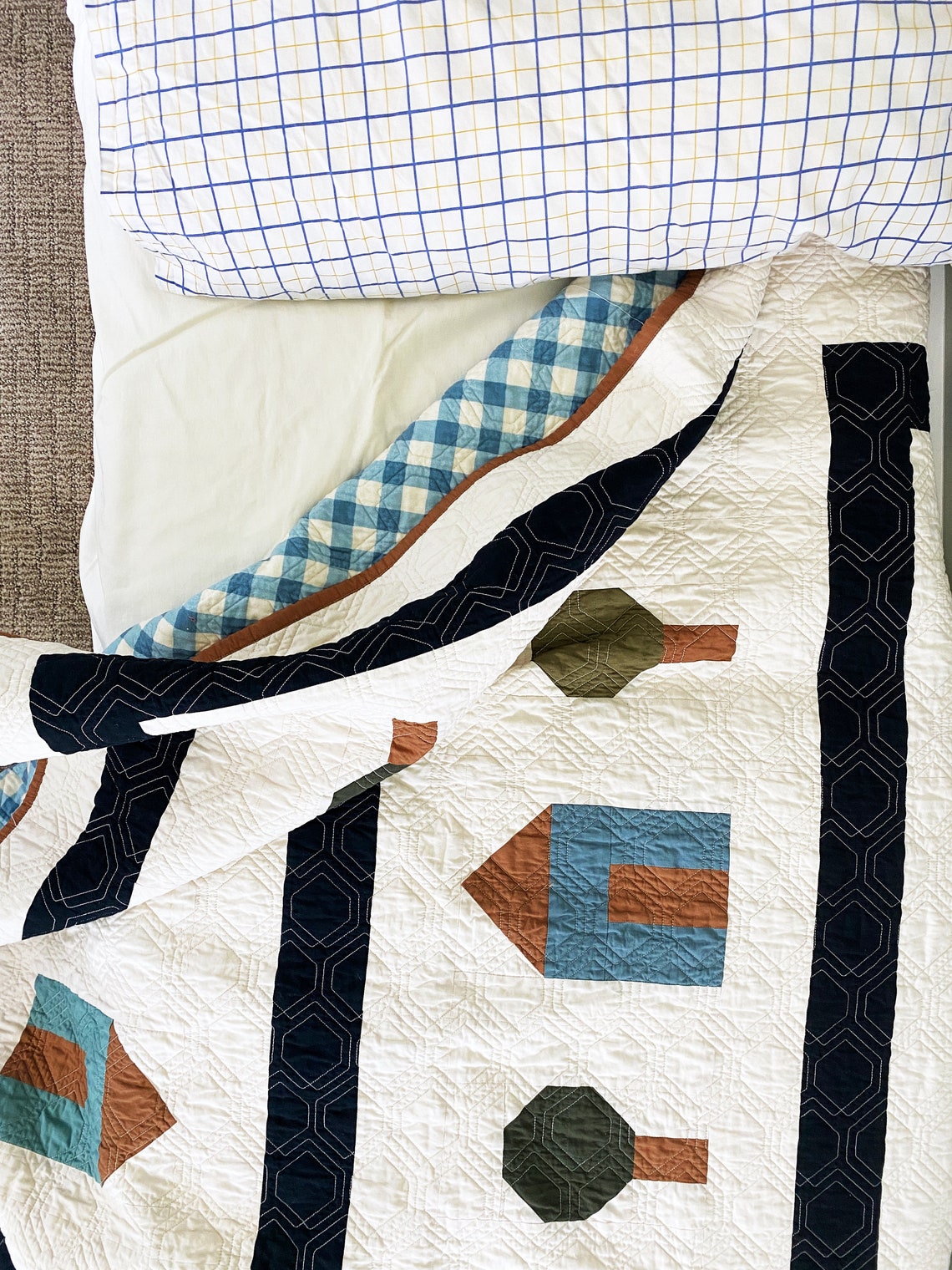 Endless Road Quilt Pattern, Endless Road Playmat Quilt, Kids Play Mat ...