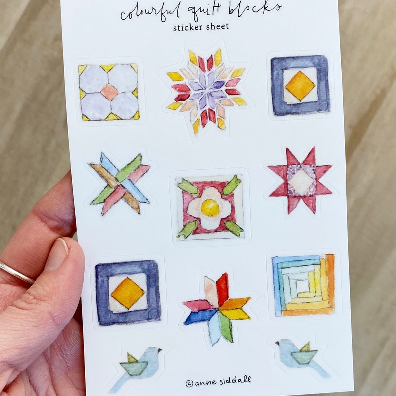 Quilting Stickers - Etsy