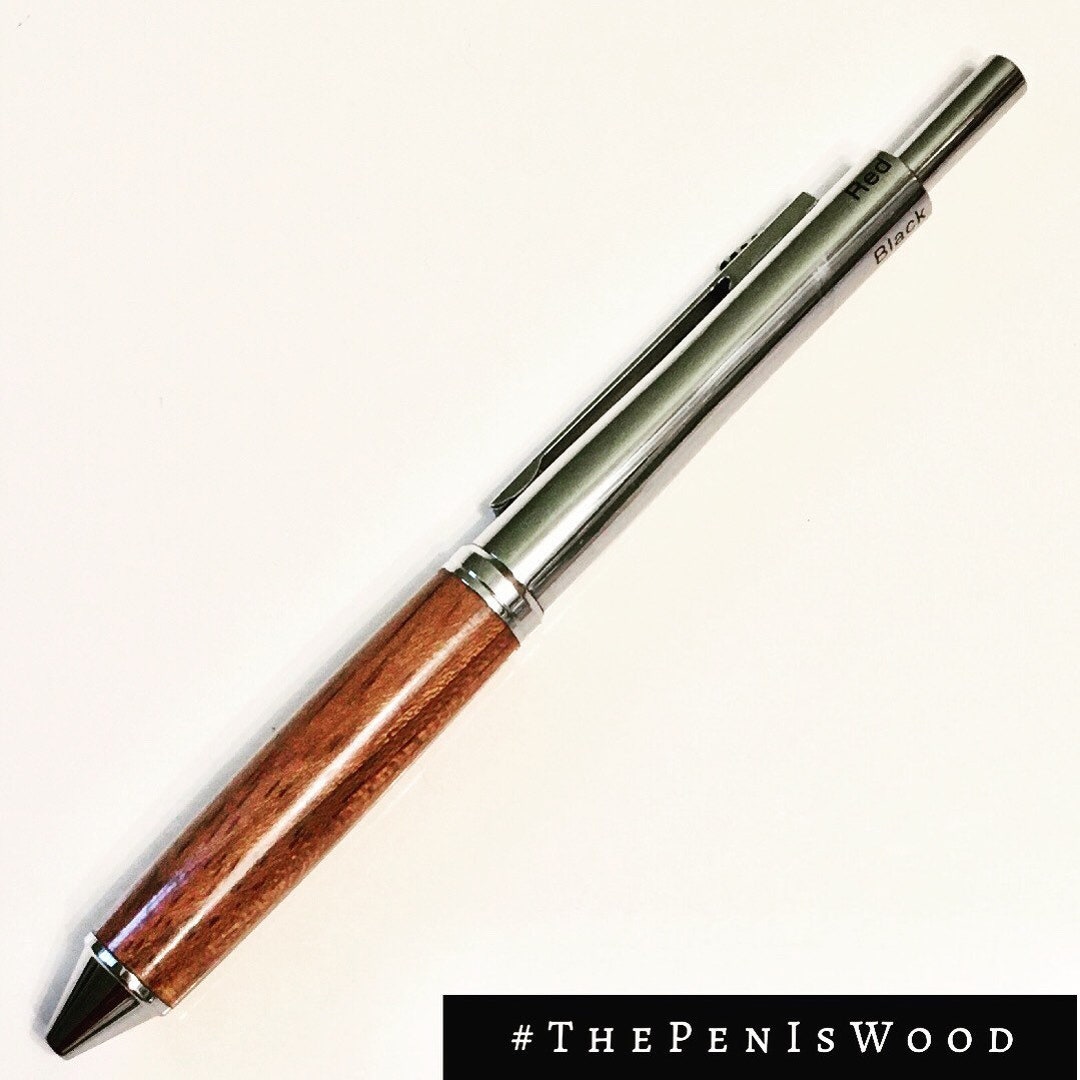 Quad Color Wooden Click Pen - Etsy