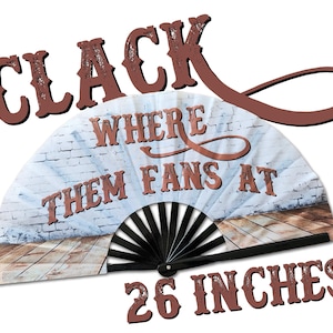 Clack Fans BULK WHOLESALE - Large Fans for Line Dancing - Boots on the ...