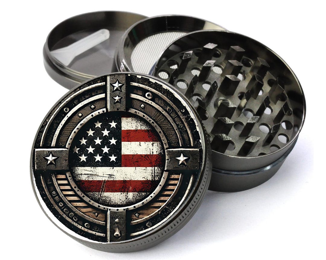 American Flag Herb Grinder, USA Flag Grinder, Cool Gadgets for Men ...