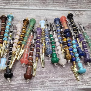 Crystal Wand Clip, Credit Card Clip, Bracelet Helper, Mystical Mushroom ...