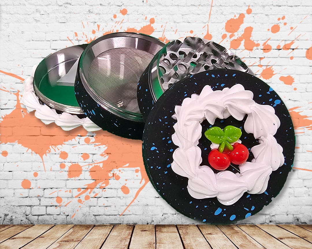 Cherry Birthday Cake Grinder, Trendy Y2K Gothic Girl Grinder, Birthday Gift for Her, Hosting ...