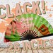 Sorority Hand Fan, Pinkies and Pearls Clack Fan, Celebration Clack Fan ...
