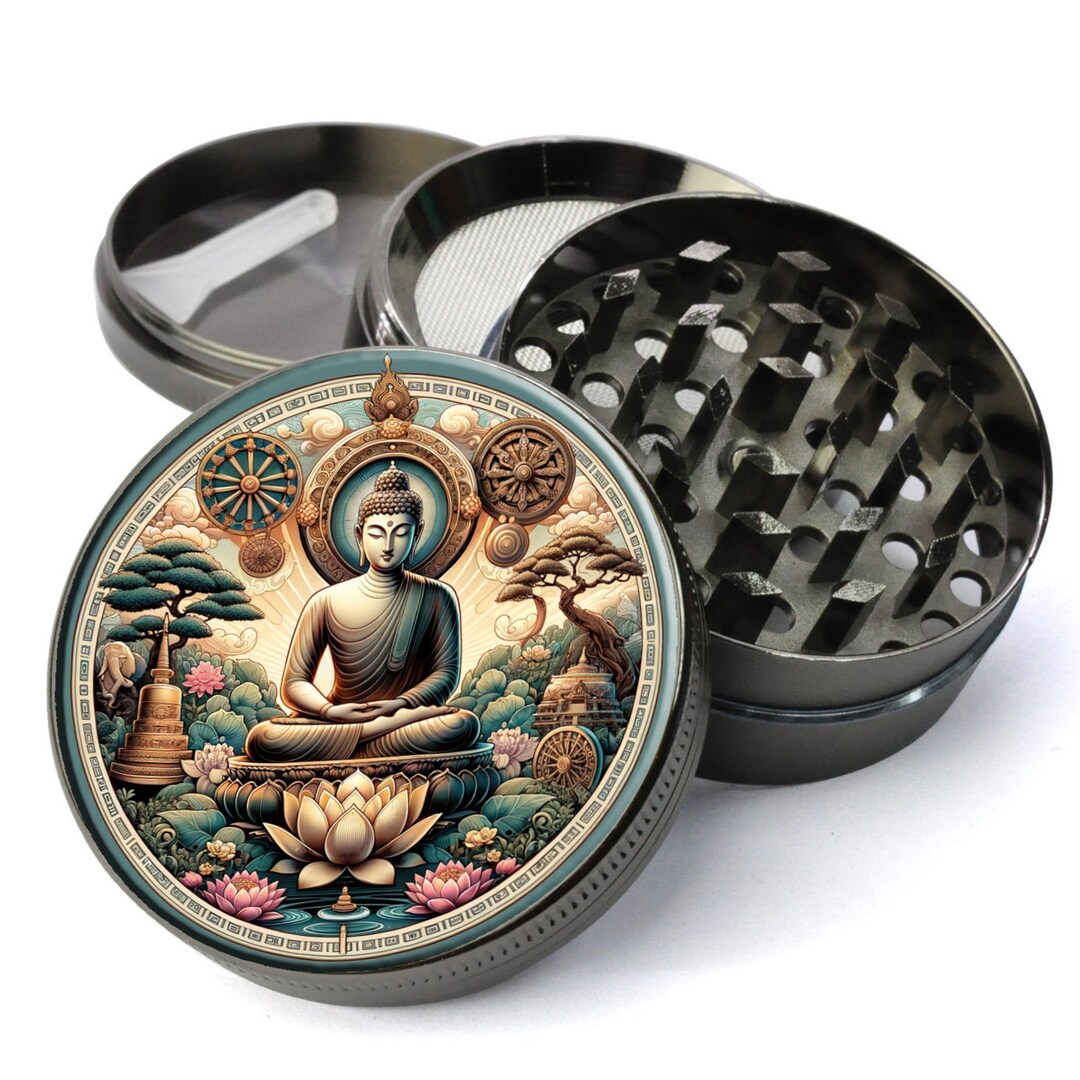 Buddha Grinder, Buddhist Grinder, Cool Grinder, Lotus Flower Grinder ...