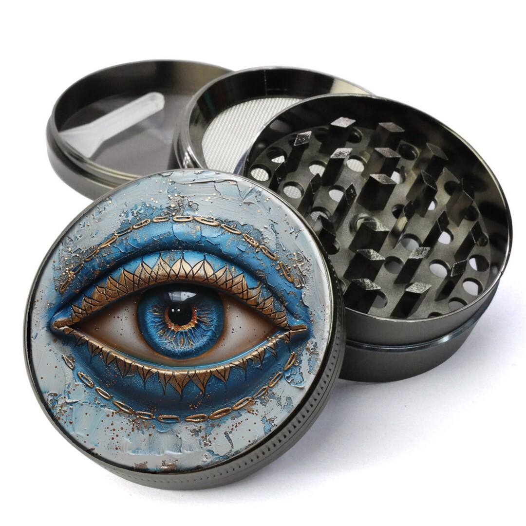 Modern Nazar Evil Eye Grinder, Lapis Eye, Protection Talisman, Extra ...