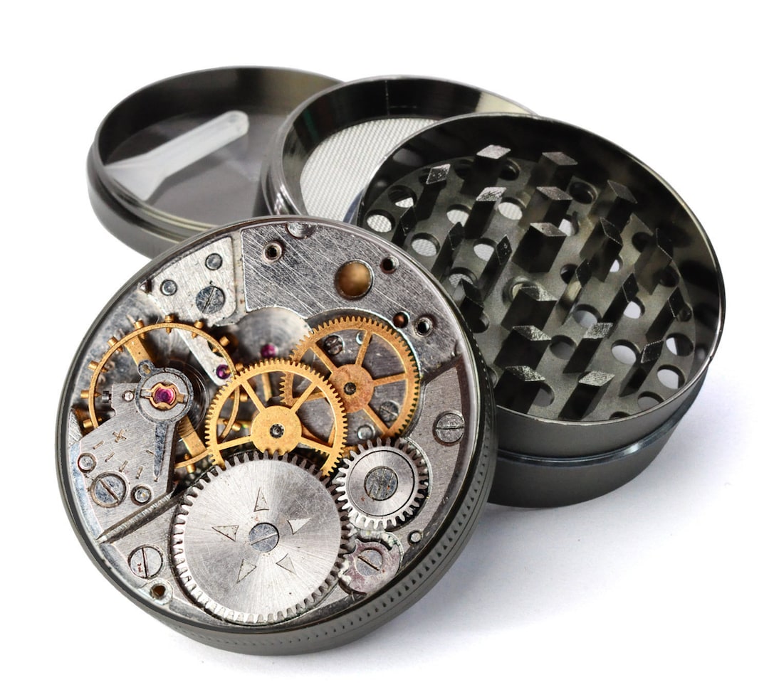 Steampunk Grinder, Clockwork Herb Grinder, Spice Grinder, Cool Grinder ...
