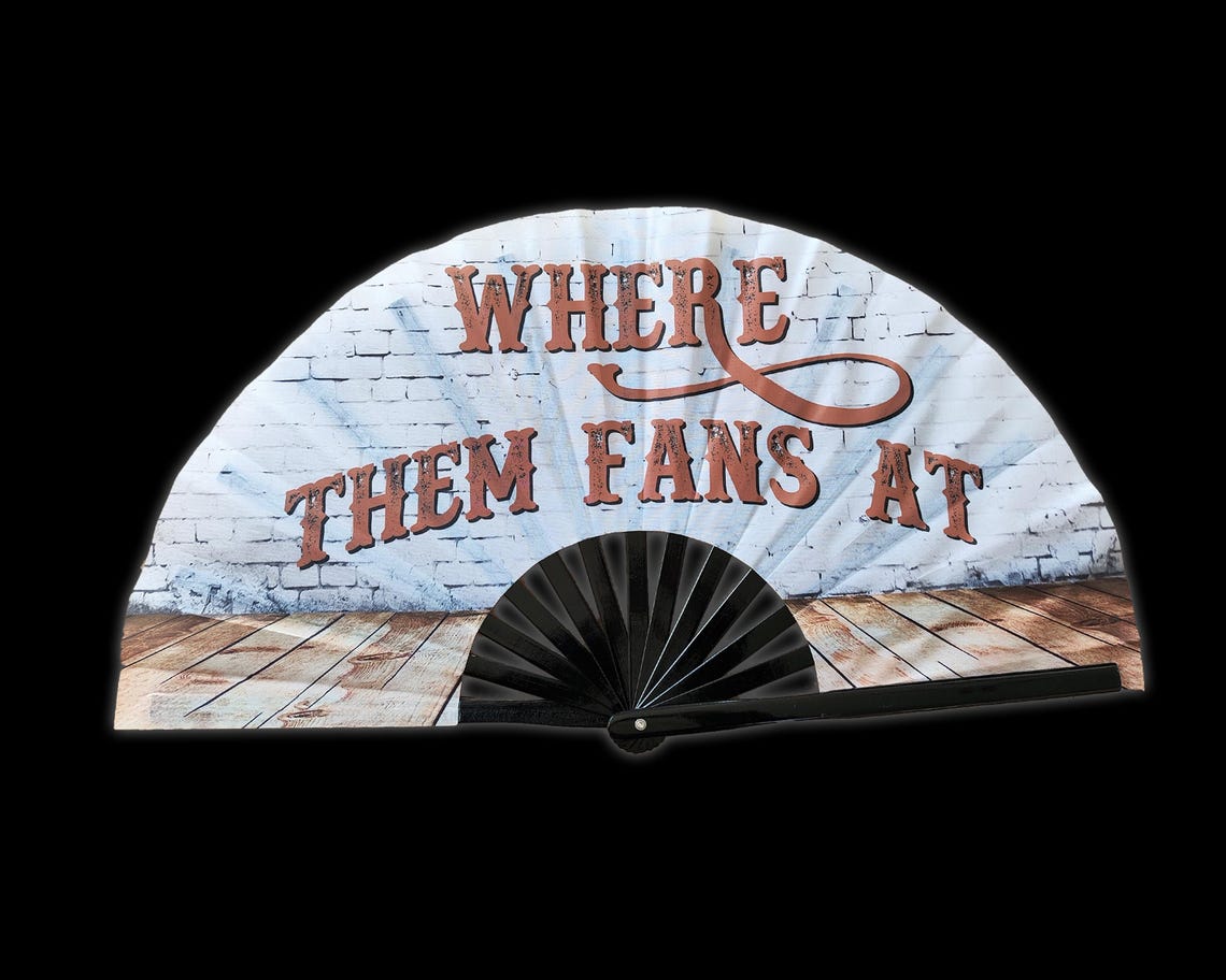 Western Loud Clacking Fans for Line Dancing - Where Them Fans at ...