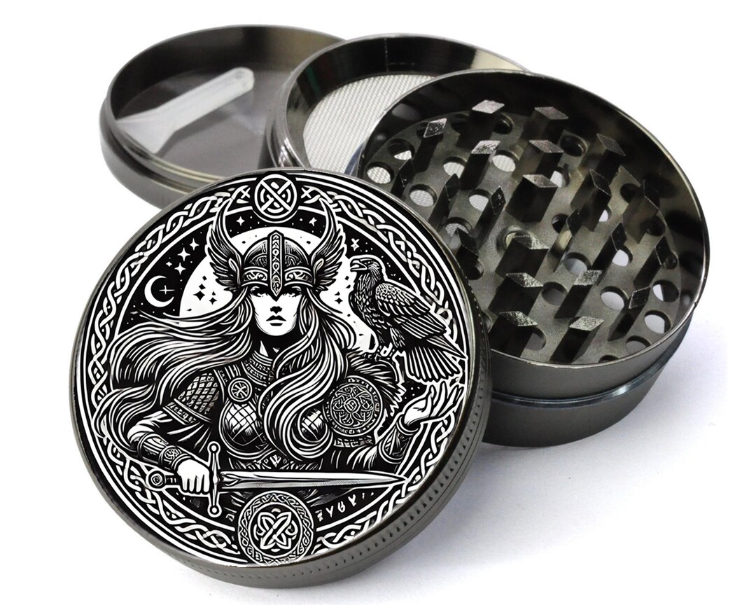Freya Norse Goddess Herb Grinder, Viking Norse Mythology, Extra Large 5 ...