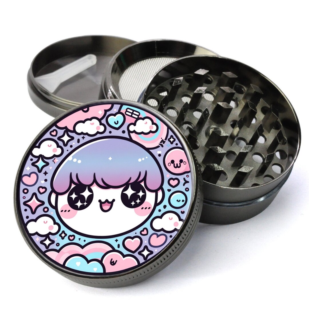 Anime Grinder Cute Grinder Playful UWU Grinder Girly - Etsy