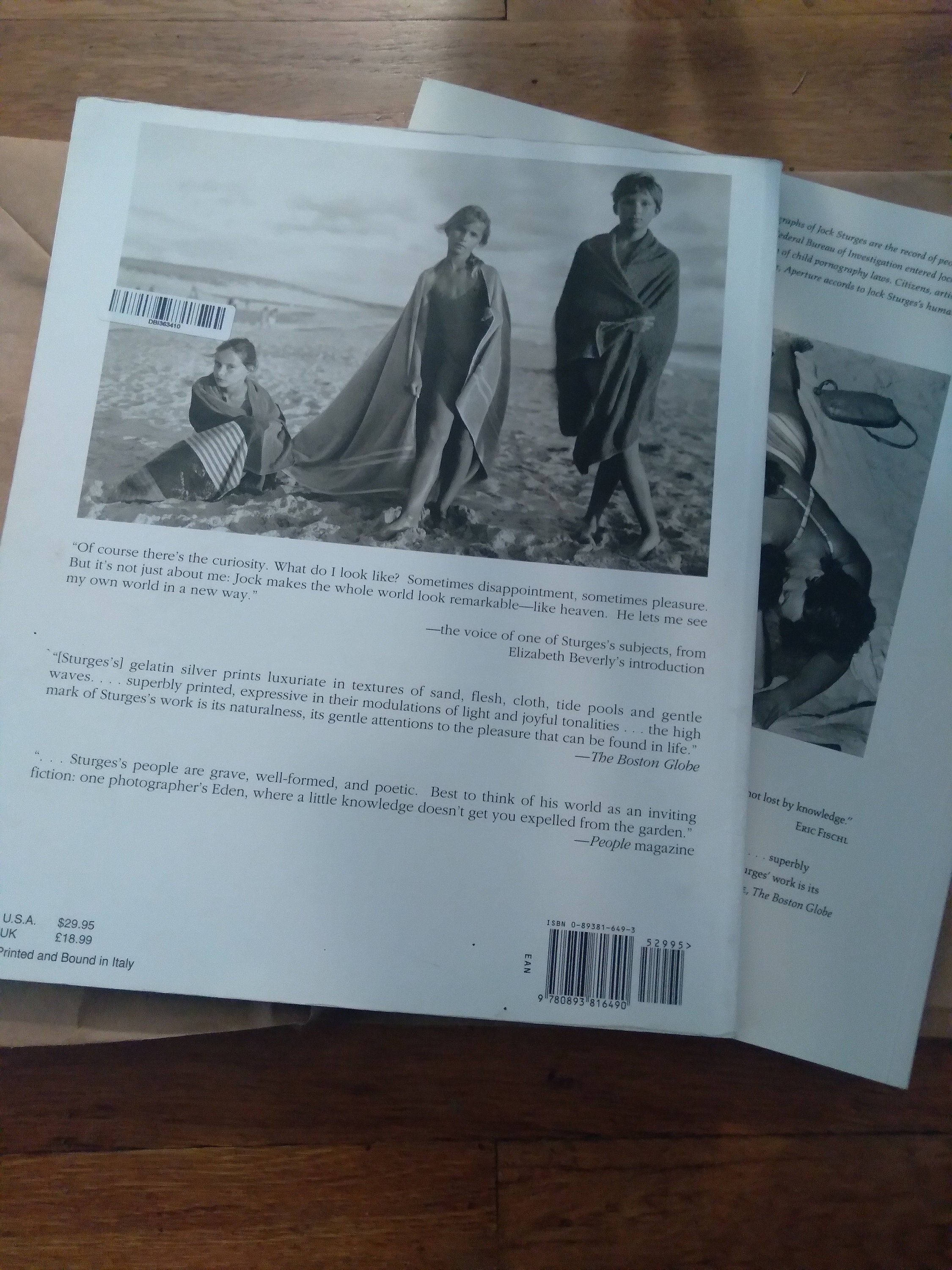 Jock Sturges Books Last Days of Summer & RADIANT IDENTITIES - Etsy Canada