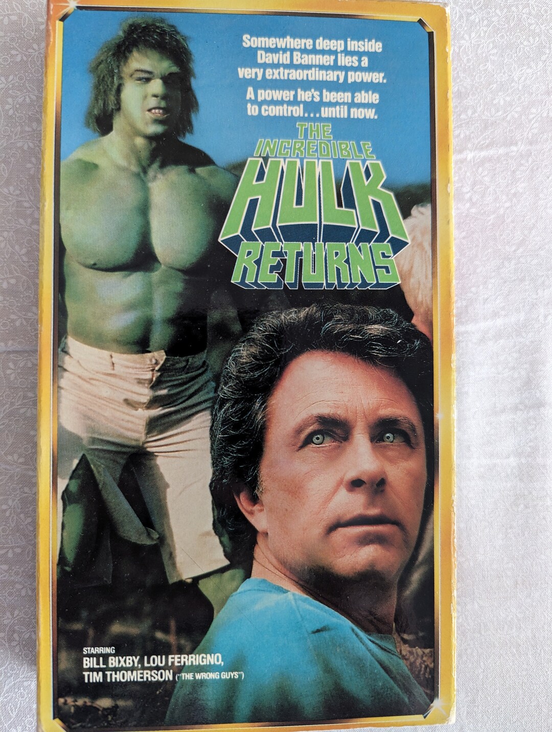 The Incredible Hulk Returns, Vintage 80s VHS Tape - Etsy