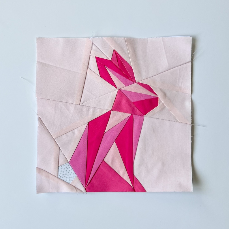 Bunny FPP Block - Etsy