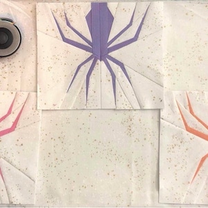 Sneaky Spider FPP Block - Etsy