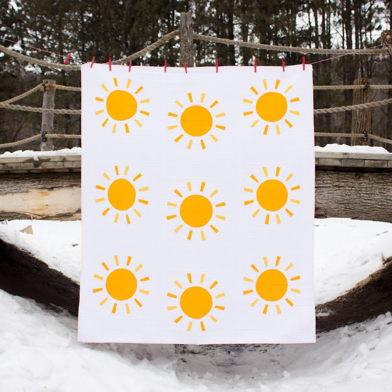 Sun Quilt Pattern - Etsy