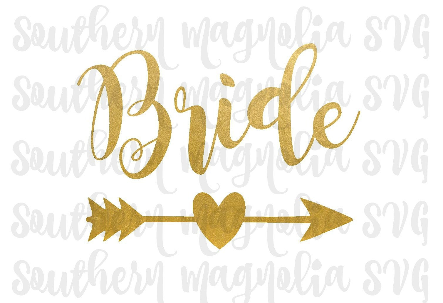 Bride Bride Tribe Bundle SVG Arrows Wedding | Etsy