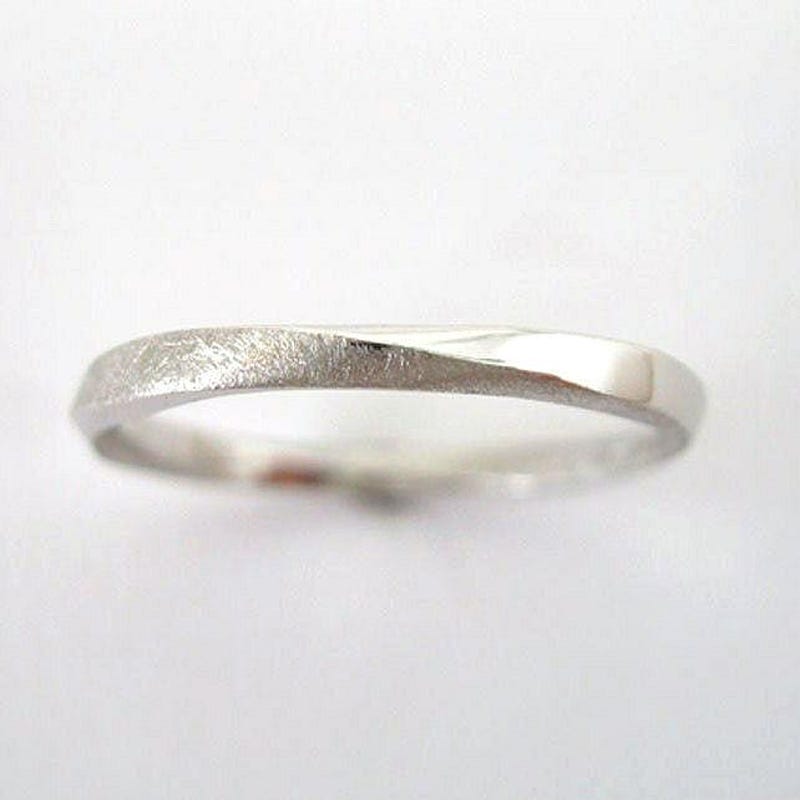 Thin Wedding Ring - Etsy