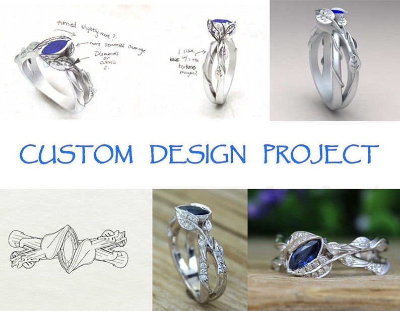 Custom Jewelry Design Project - Design Your Dream Ring / Earrings ...