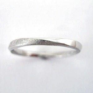 2mm Sterling Silver Mobius Wedding Band Thin Stacking Ring Stackable ...