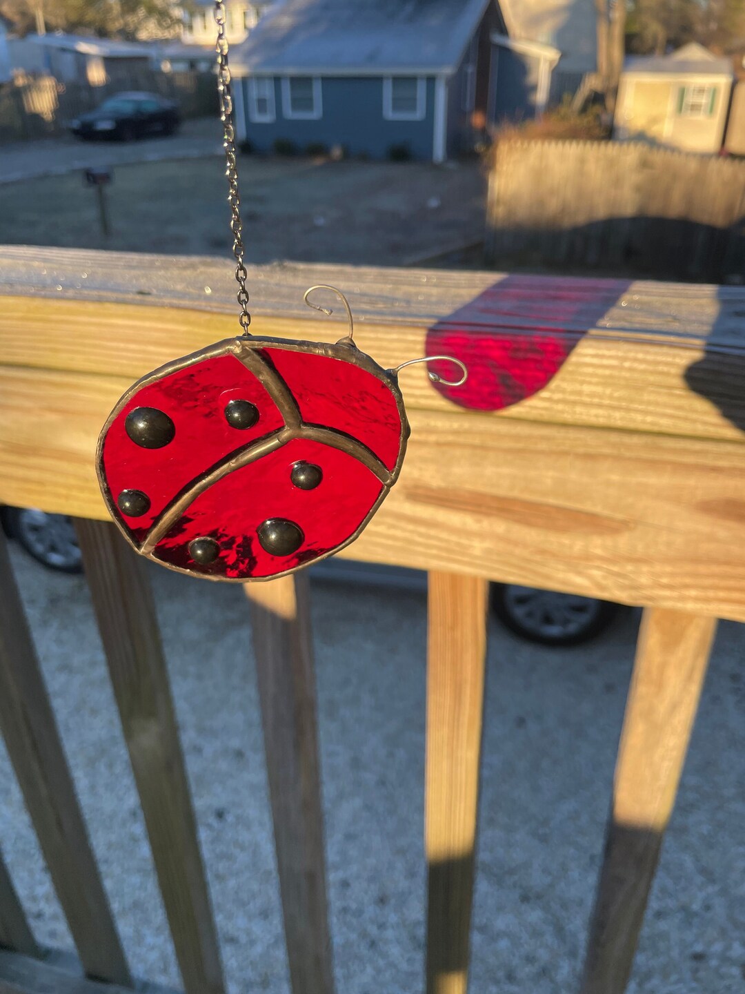 Stained Glass Suncatcher Ladybug - Etsy