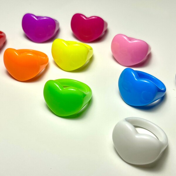 Plastic Rings - Etsy