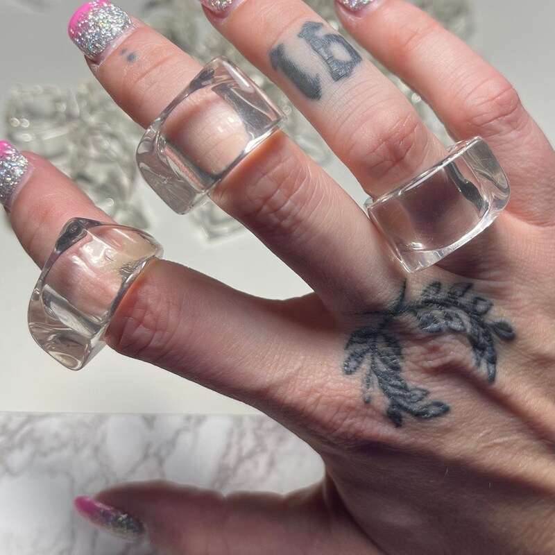 Lucite Ring - Etsy UK
