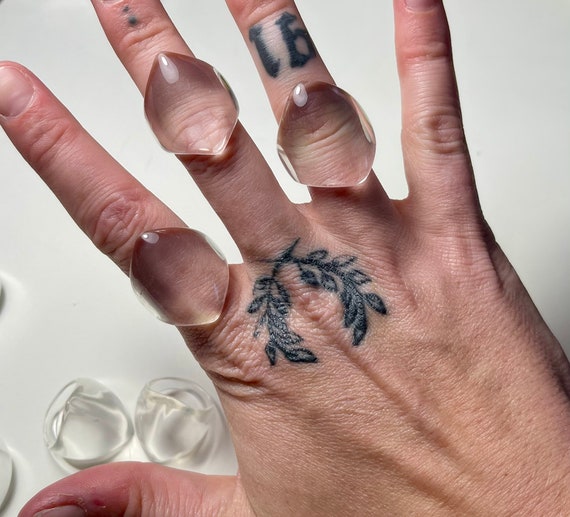 Polygon/diamond Shaped Plastic Lucite Rings **Please … - Gem