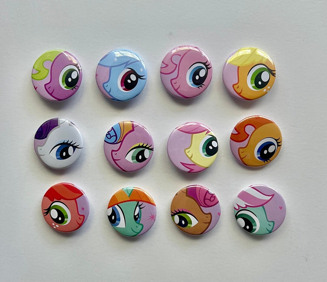 My Little Pony 1.25” Anime Style Pinback Button Pins [you Pick] - Etsy