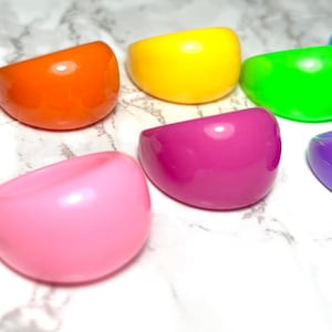 Vintage Bright Thick Plastic Statement Rings - Etsy