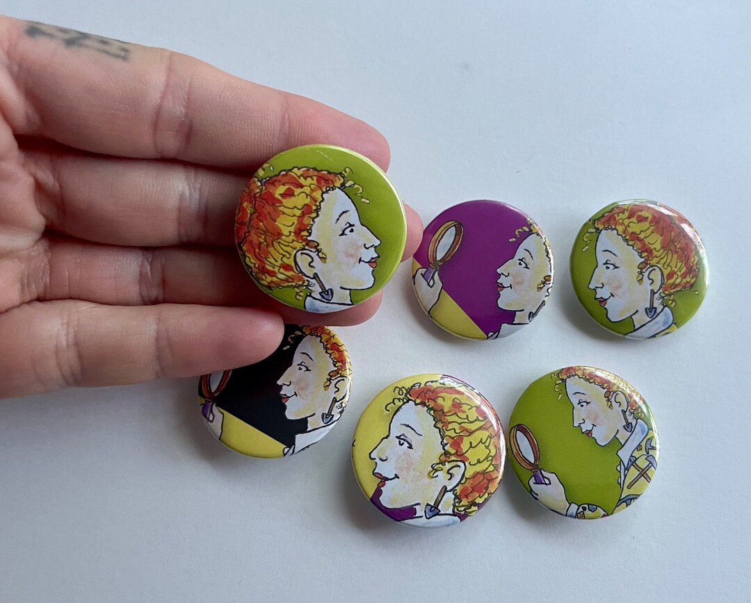 The Magic Schoolbus 1.25” Miss Frizzle Pinback Button Pins [you Pick ...